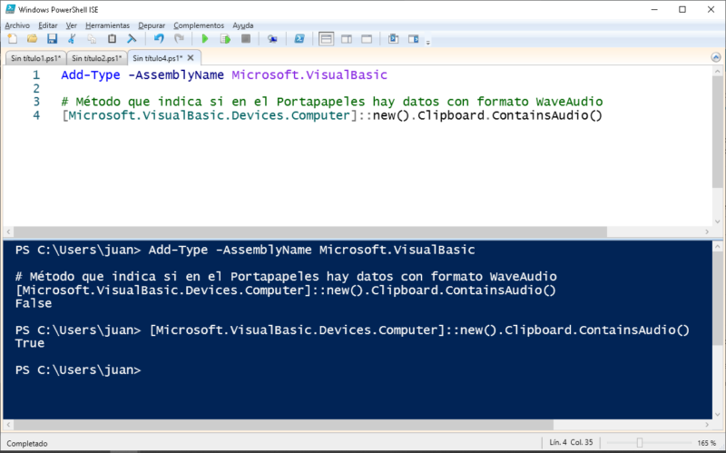 Comprobar si hay un datos en formato de audio en el Portapapeles con Visual Basic desde ...