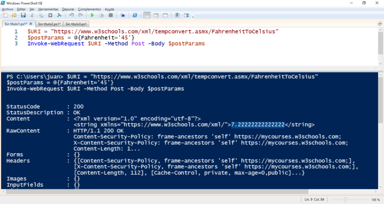 Realizar petición tipo POST contra servicio Web online | Operating systems, scripting ...