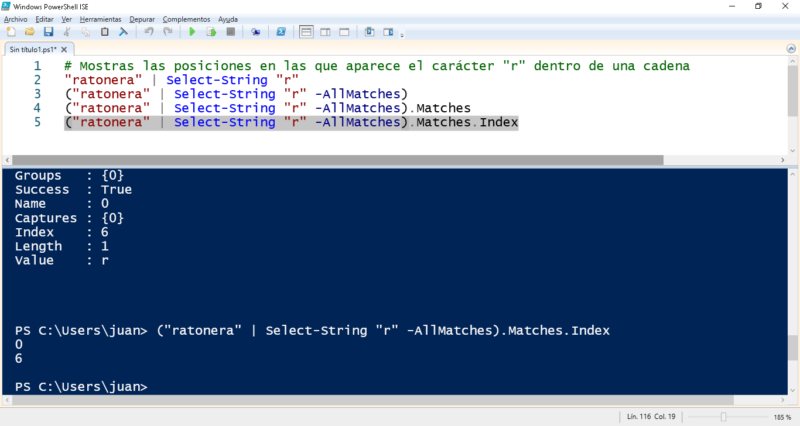Uso del cmdlet Select-String | Operating systems, scripting, PowerShell ... Uso del cmdlet Select-String | Operating systems, scripting, PowerShell ...