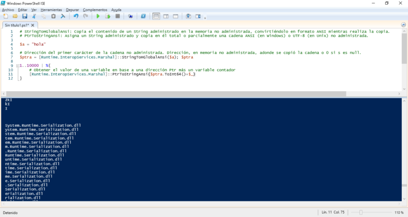 Obtener Valores De La Memoria En Powershell Utilizando La Clase Marshal Operating Systems 3606