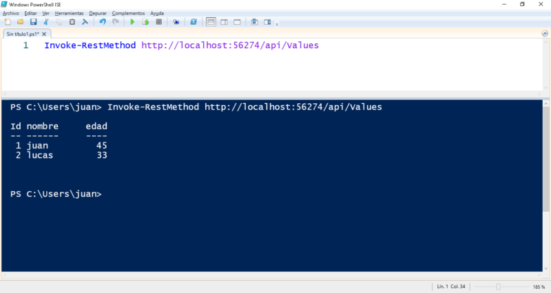 Crear un API web ASP.NET utilizando un modelo ADO.NET Entity Data Model y llamar a la aplicación ...