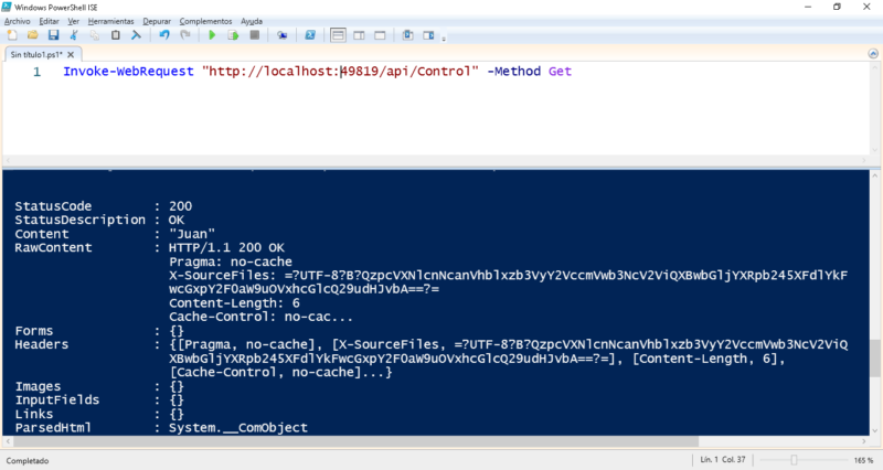 Crear un servicio Web ASP.NET Web API REST con Microsoft Visual Studio y después utilizarlo ...