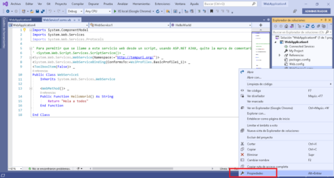 Crear un servicio Web ASP.NET (ASMX) con Microsoft Visual Studio, publicarlo en un servidor IIS ...