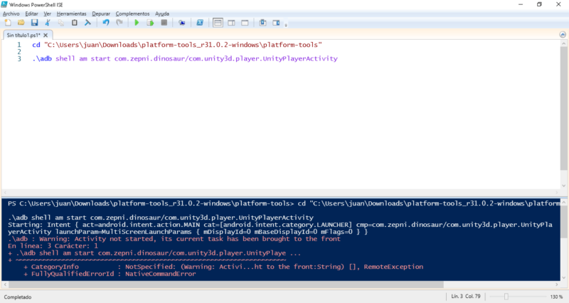 ¿Cómo iniciar una aplicación en Android con ADB? | Operating systems, scripting, PowerShell and ...