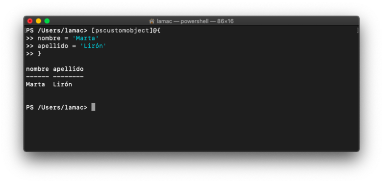 Distintas formas de trabajar con objetos en PowerShell (PSCustomObject ...