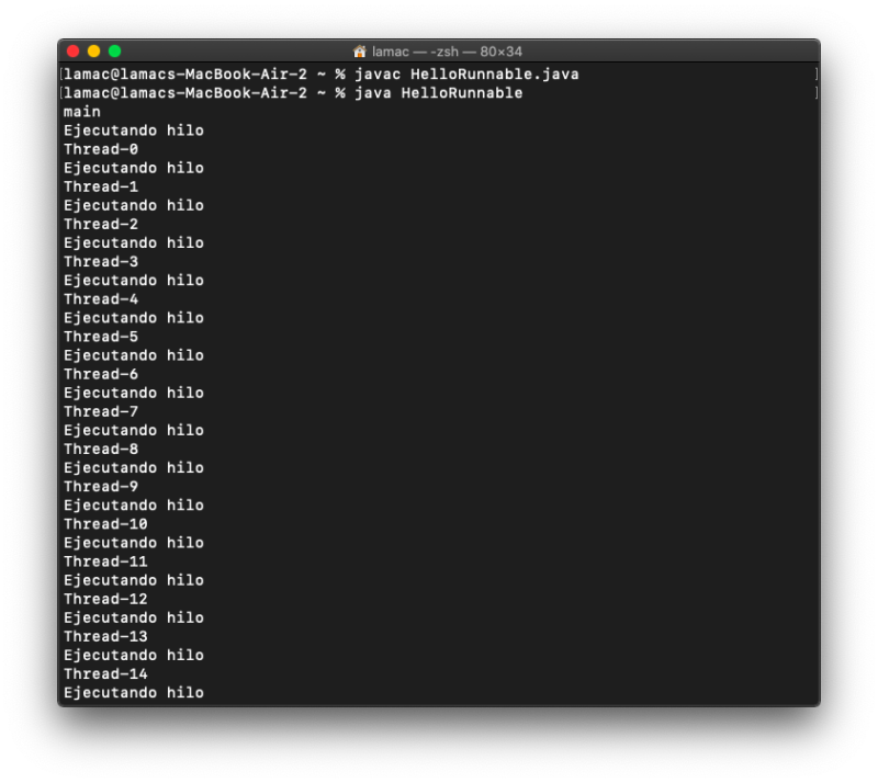 Crear un hilo implementando el interfaz Runnable | Operating systems, scripting, PowerShell and ...