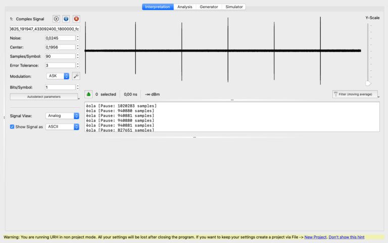 Crear y enviar una señal de radio con un mensaje mediante HackRF One desde la aplicación ...