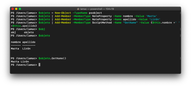 Distintas formas de trabajar con objetos en PowerShell (PSCustomObject ...