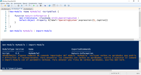 Ejercicios de PowerShell | Operating systems, scripting, PowerShell and security | jesusninoc.com