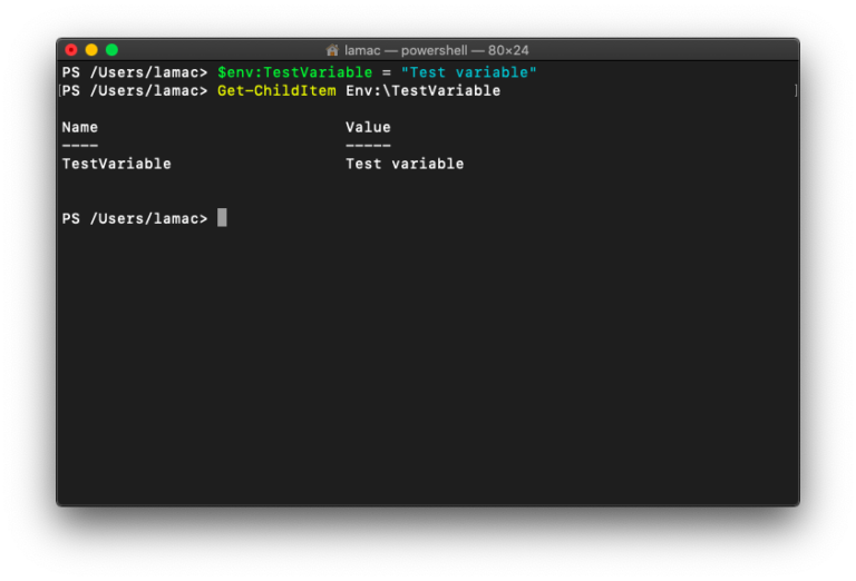 Crear una variable de entorno con PowerShell | Operating systems, scripting, PowerShell and ...