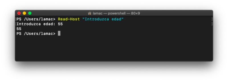 Pedir Datos Al Usuario Desde Powershell Operating Systems Scripting Powershell And Security