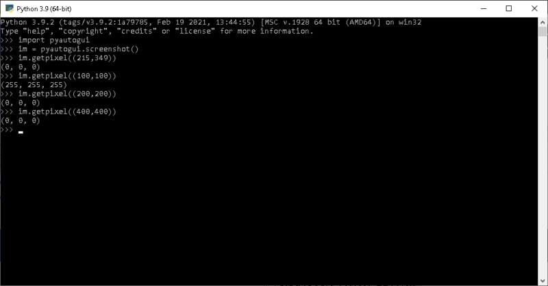 Detectar El Color De Un P xel En Python Operating Systems Scripting PowerShell And Security 