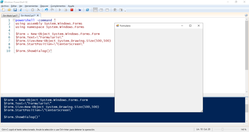 System.Windows.Forms.Form | Operating systems, scripting, PowerShell ...