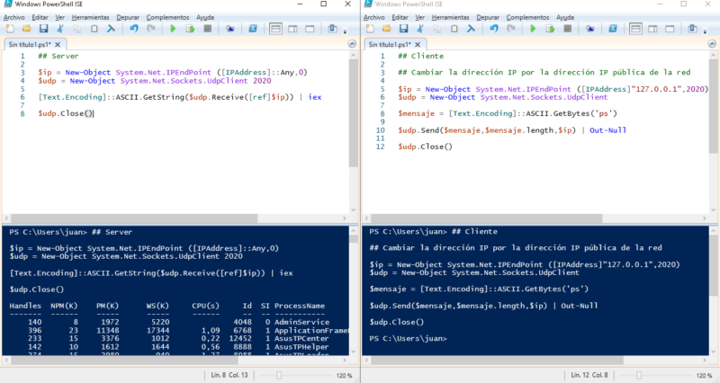 Enviar Y Ejecutar Un Comando Cmdlet De Powershell Entre Dos Equipos Cliente Servidor De