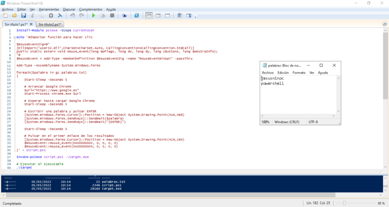 System.Windows.Forms.SendKeys | Operating systems, scripting, PowerShell and security ...