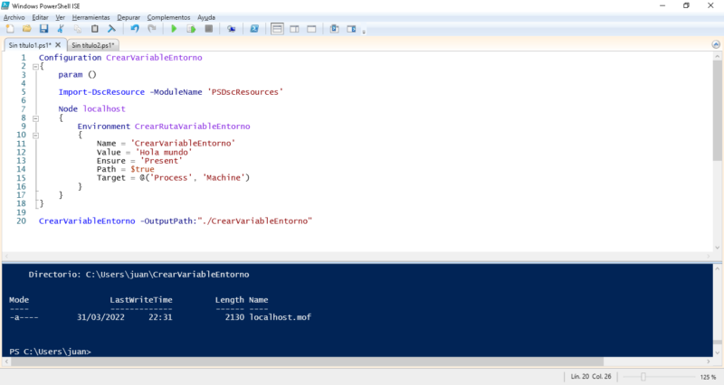 Usar DSC (Desired State Configuration) desde PowerShell para Windows | Operating systems ...