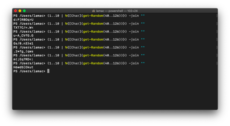 Generar combinaciones de caracteres con PowerShell | Operating systems, scripting, PowerShell ...