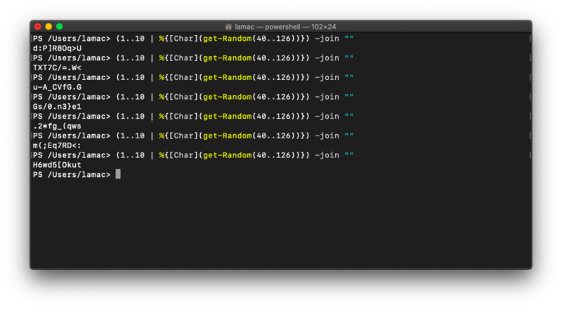Generar Combinaciones De Caracteres Con Powershell Operating Systems Scripting Powershell