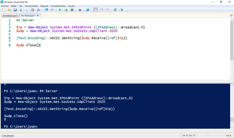 System.Net.Sockets.UdpClient | Operating systems, scripting, PowerShell and security ...