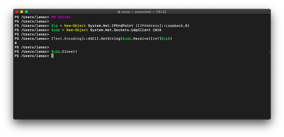 Enviar Un Mensaje Udp A Varios Ordenador Mediante Broadcast Desde Powershell En Windows Y Macos