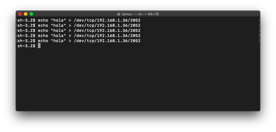 Crear Una Comunicación En Macos Entre Un Cliente En Bash De Linux Y Un Servidor En Powershell