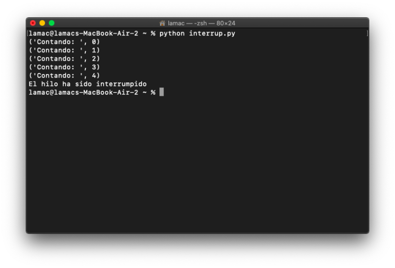 Interrumpir Un Proceso En Python Operating Systems Scripting Powershell And Security