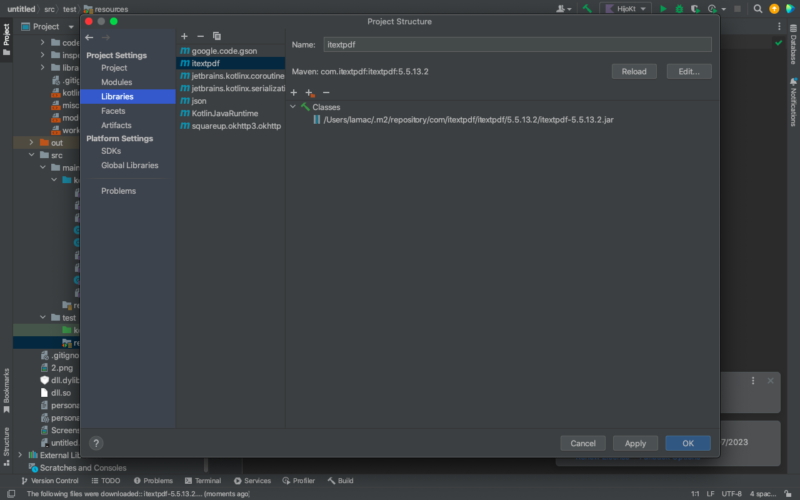 Crear Un Pdf Con Kotlin Operating Systems Scripting Powershell And Security