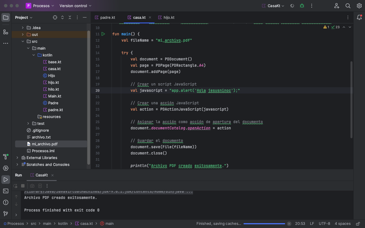 Ejecutar Un Script De Javascript En Pdf Mediante Kotlin Operating Systems Scripting