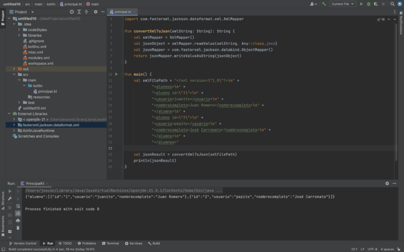 Convertir De Xml A Json En Kotlin Operating Systems Scripting Powershell And Security