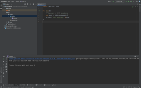 Generar un identificador único universal o universally unique identifier (UUID) en Kotlin ...
