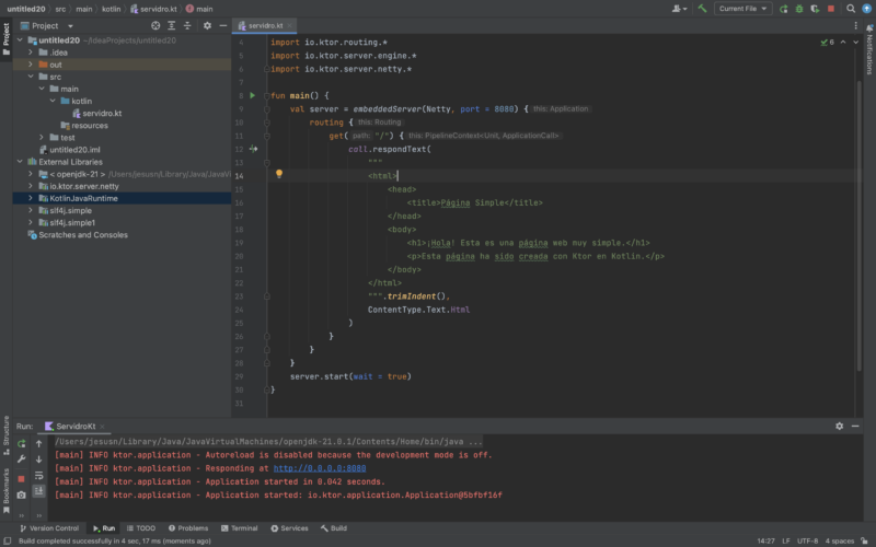 Crear Un Servidor Web En Kotlin Operating Systems Scripting Powershell And Security