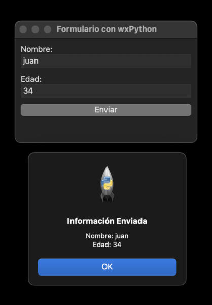 Crear Un Formulario En Python Con Wxpython Operating Systems Scripting Powershell And