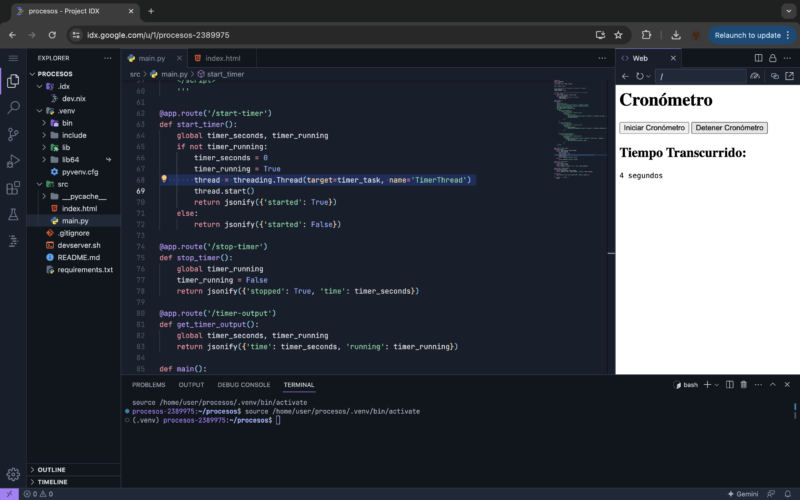 Crear Un Cronómetro En Python Con Flask Operating Systems Scripting Powershell And Security