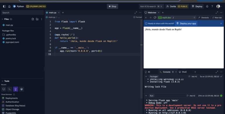 Replit en Python | Operating systems, scripting, PowerShell and ...