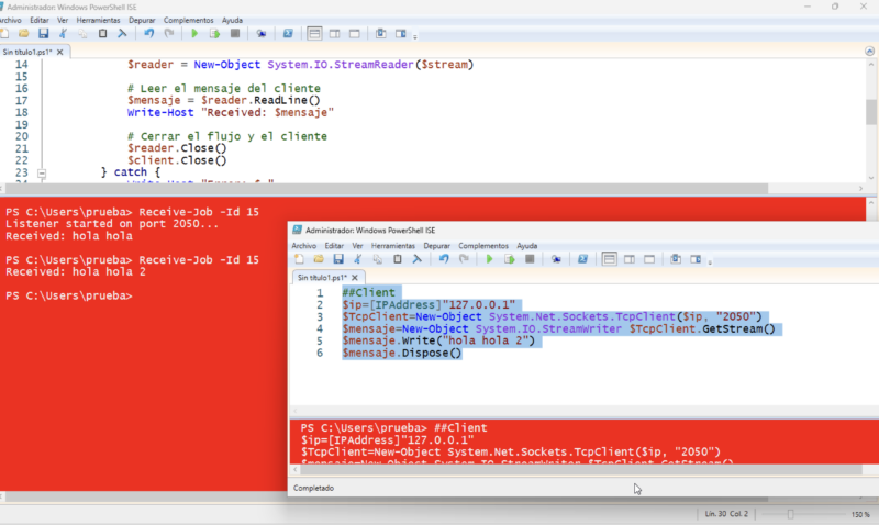Ejemplo De Script Powershell Para Ejecutar Un Tcplistener En Un 7516