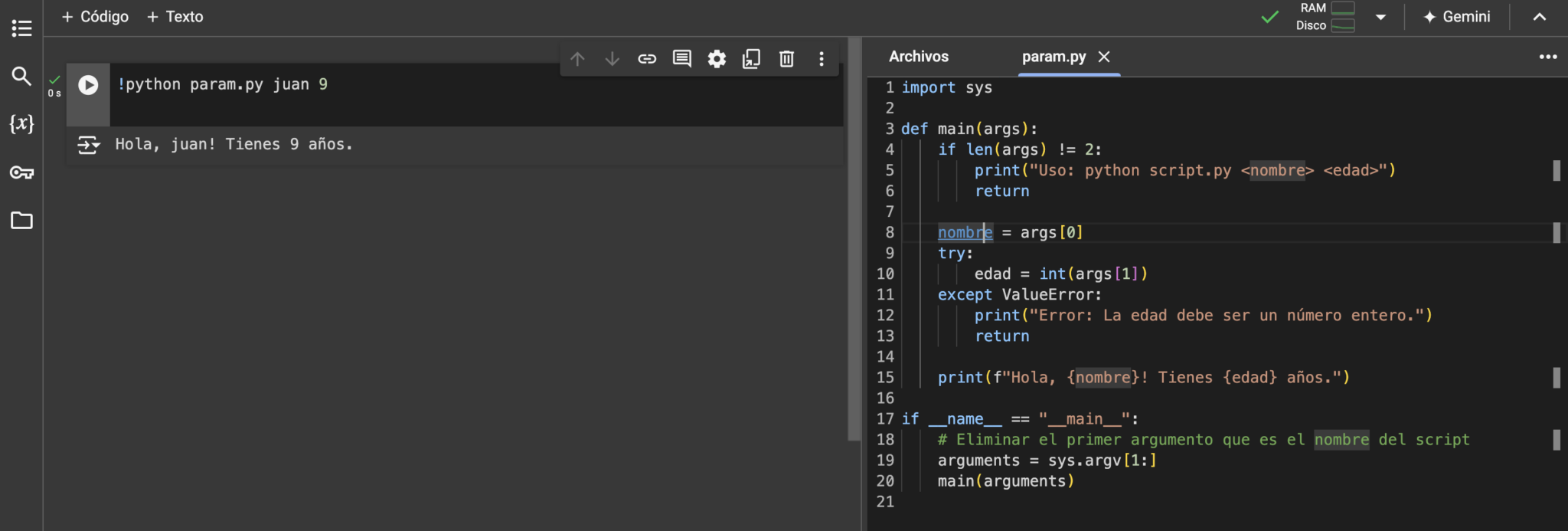 Pasar parámetros en Python | Operating systems, scripting, PowerShell and security | jesusninoc.com
